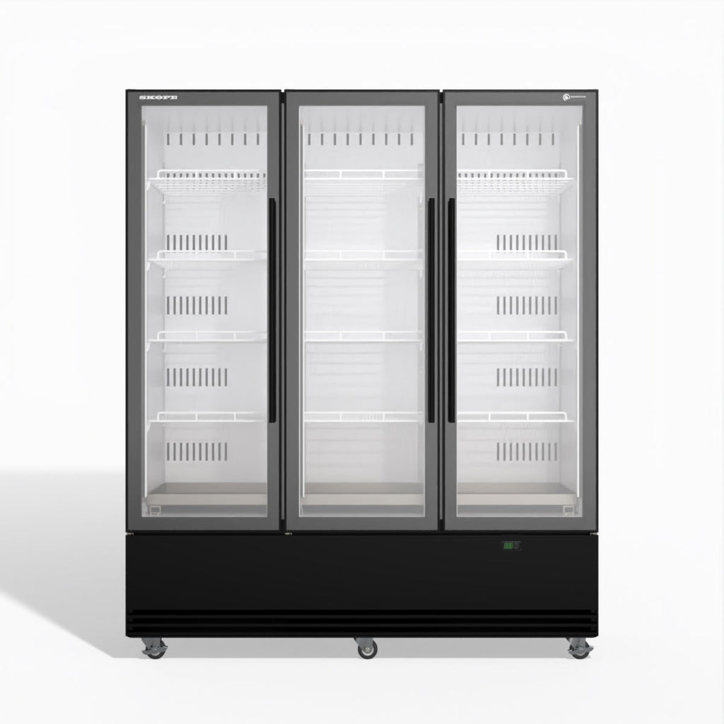Skope Skope BME1500N-A 3 Glass Door Display or Storage Fridge 1433L ...