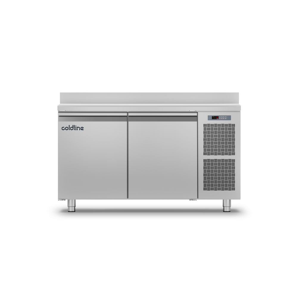 Coldline 2 Door Pastry Freezer Counter with Stainless Steel Worktop ...