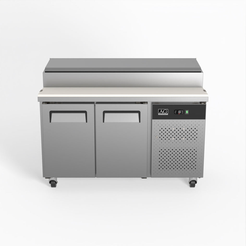 AG 2 Door Saladette Fridge - Fits 7 x 1/3 GN Trays SH2000-700 – Kitchen ...