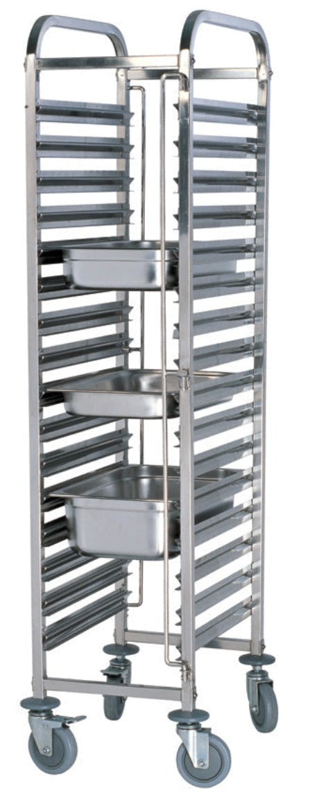 Stainless Steel 15 Tier Gn Trolley – Kitchen Express Australia